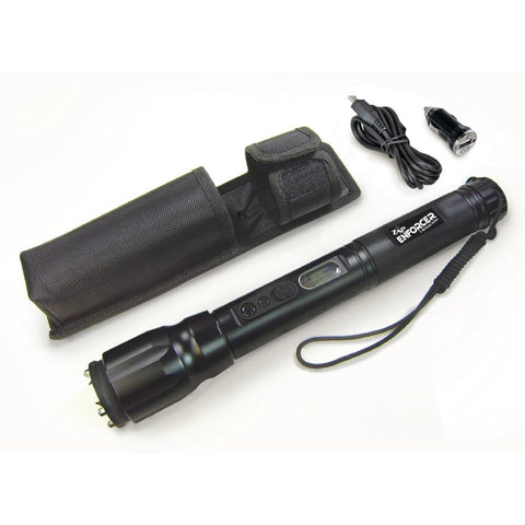 Powerful Zap Enforcer - 2 Mil. Volt Stun Device Flashlight