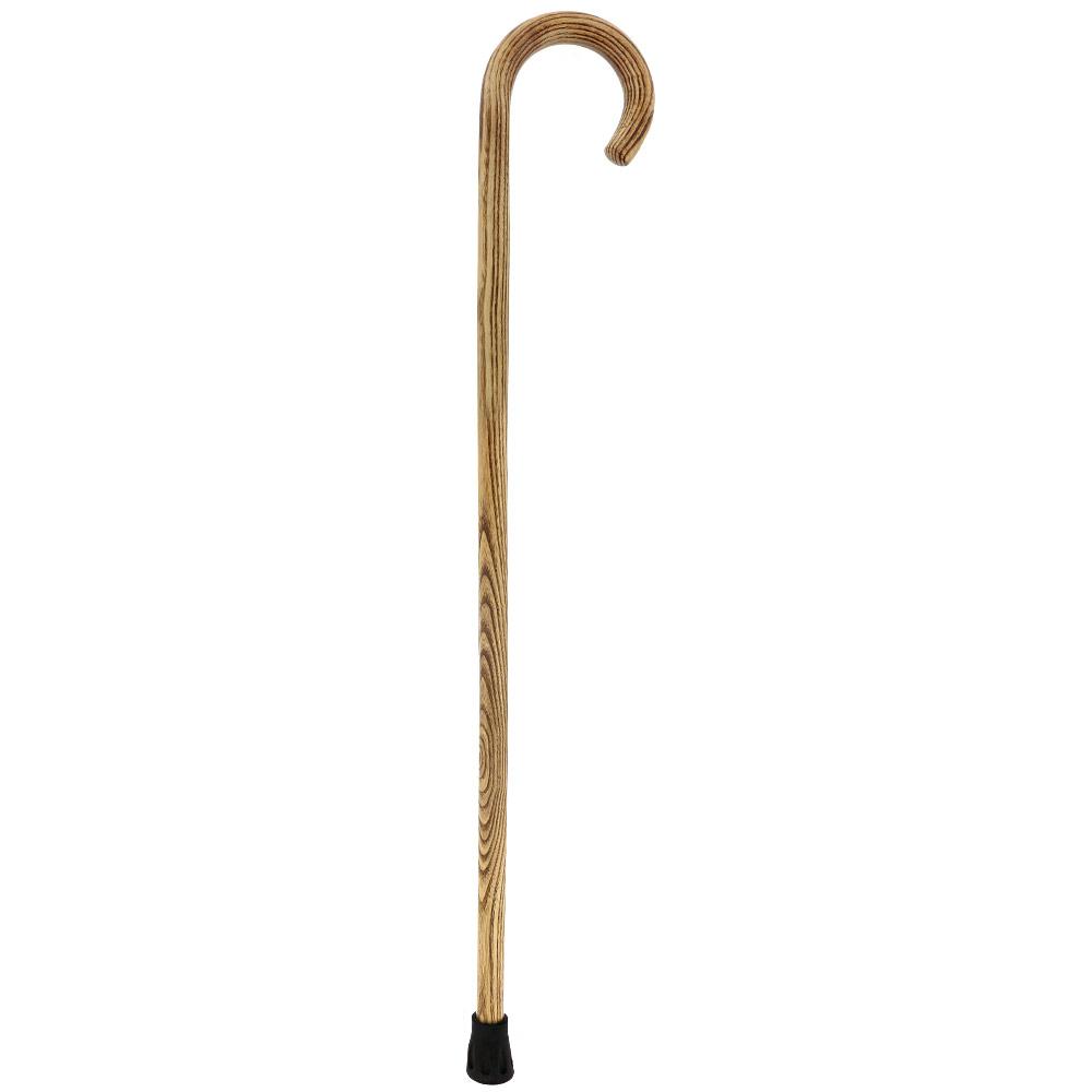 Acacia wood natural crook cane