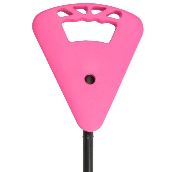 Flipstick Straight Folding Adjustable Seat Cane in Pink with Pink Bag