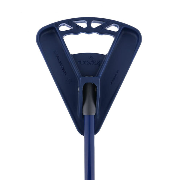 Flipstick Straight Non-Adjustable Seat Cane - Blue
