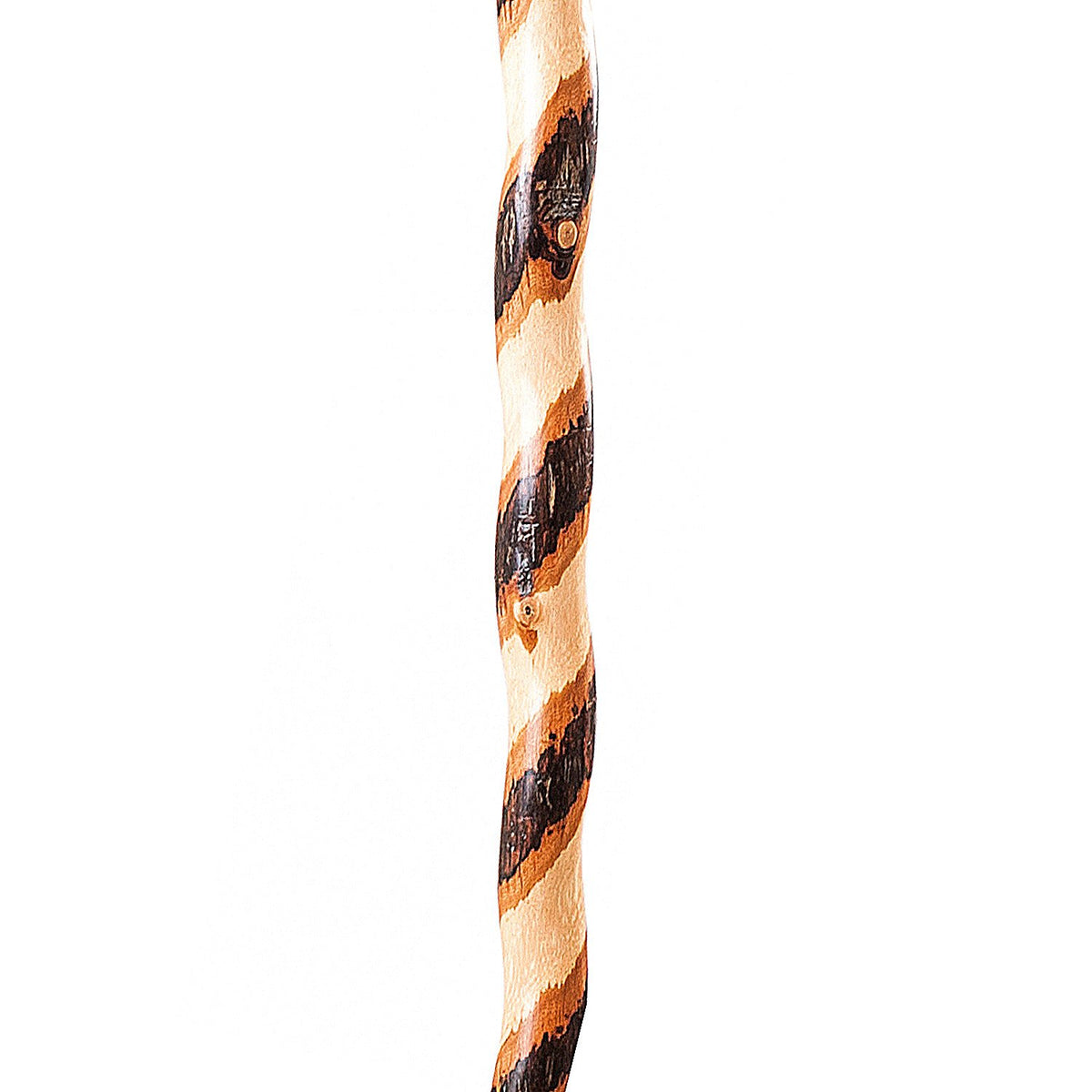 Entwined Hickory Hiking Staff