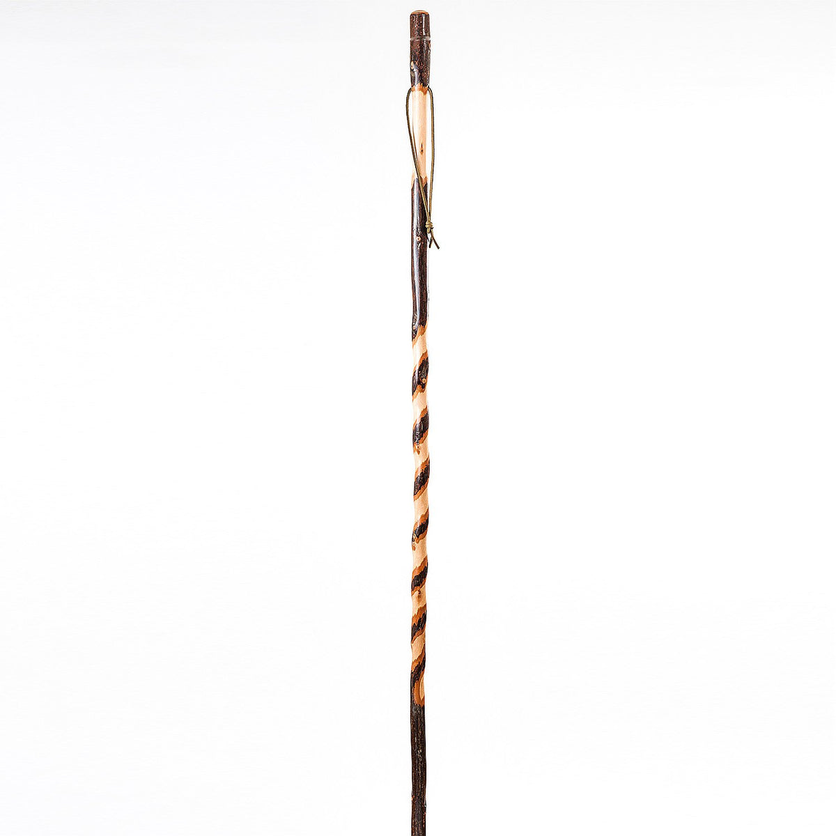 Entwined Hickory Hiking Staff