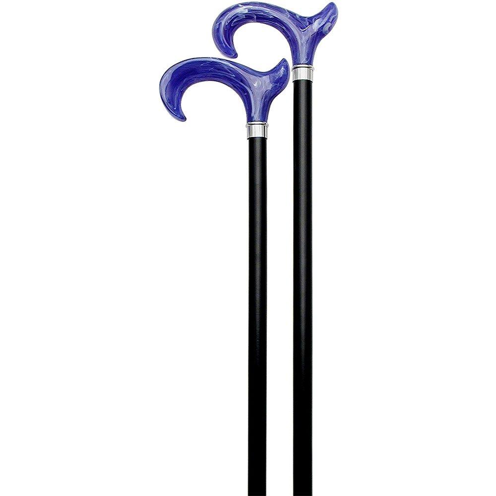 Blue Ice: Ergonomic Cane with Translucent Acrylic Handle