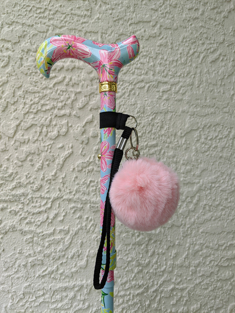 Puff Ball Personal Cane Alarm - 120dB Alert for Safety