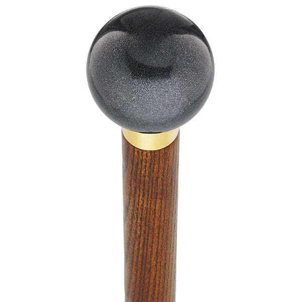 Carbon Graphite Knob Cane - Personalize Wood Shaft & Collar