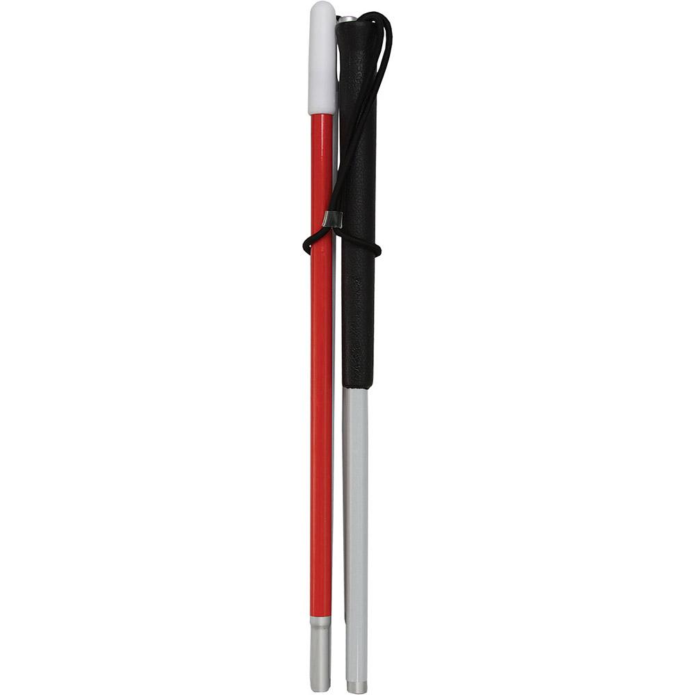 Sight Sensing Blind Stick - 4-Section Folding Reflective