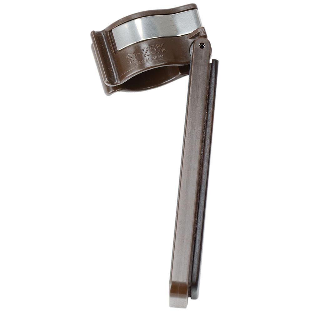 Auto Flip-Up Wenge Wood Cane Holder: Easy Store-Away Design