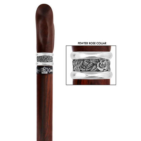 Scratch & Dent Derby Walking Cane With Exotic Cocobolo Wood