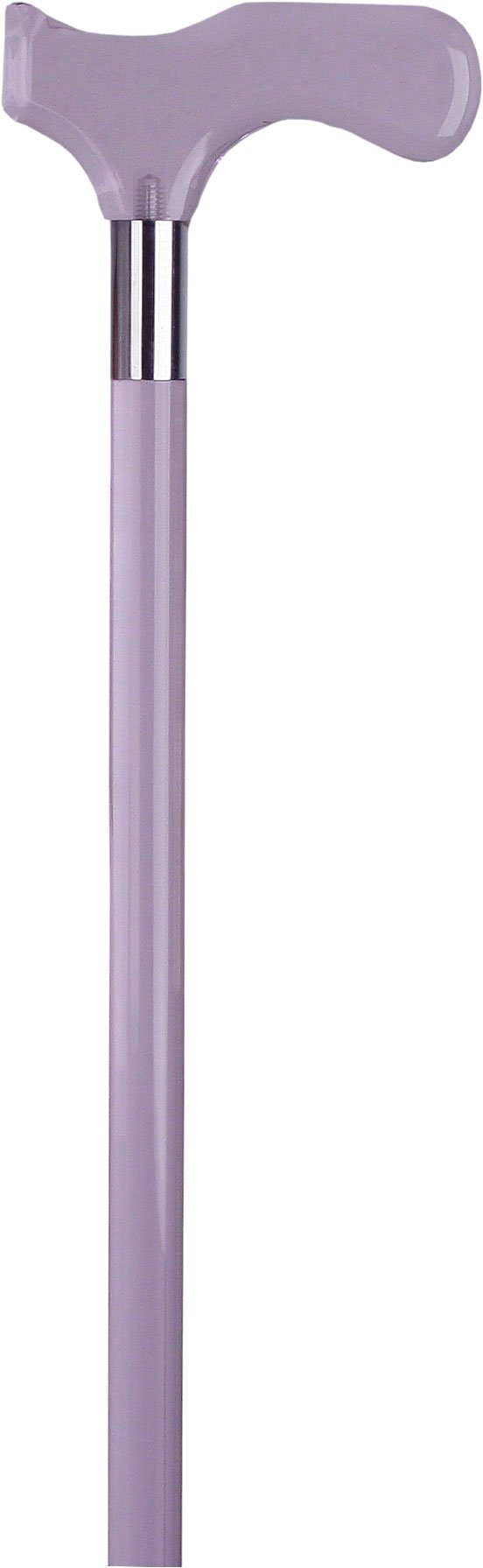 Purple Lucite Derby Walking Cane With Purple Lucite Shaft and