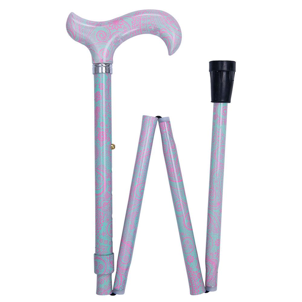 Scratch & Dent Elegant Floral Blossom Designer Folding Adjustable