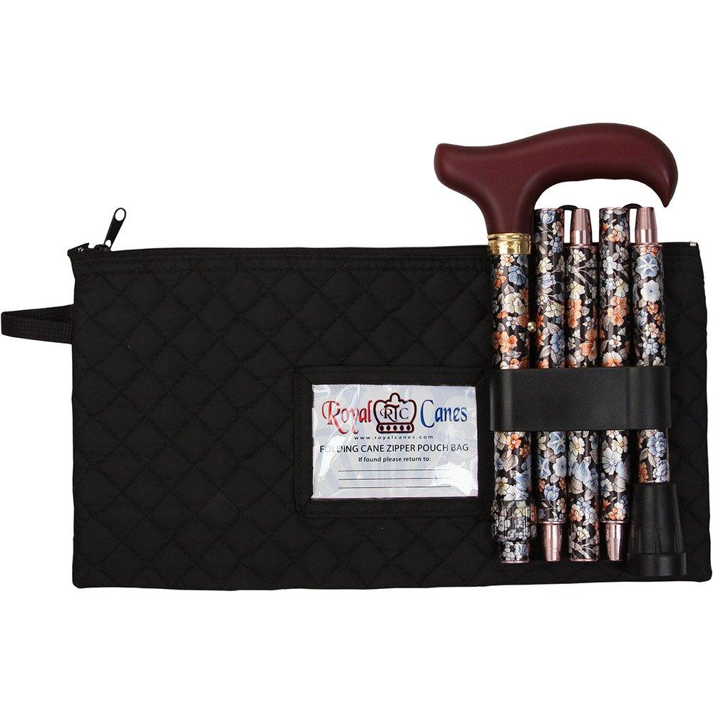 Compact Evening Wildflowers Mini Folding Cane