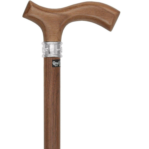 Scratch and Dent Fritz Walnut Handle Cane with Walnut Shaft V1267