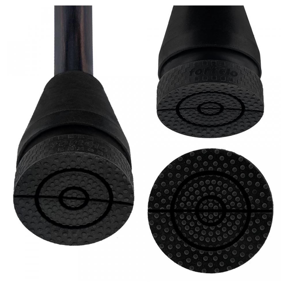 Non-Marking XL Pivoting Rubber Tip for Cane/Crutch - 18mm