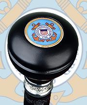 Coast Guard Knob Walking Stick: Walk with Sea Guardian Pride