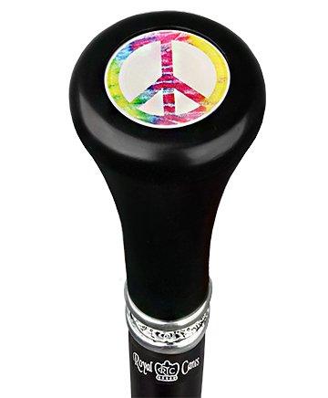 Peace Sign Flat Top Walking Stick: A Symbol of Harmony