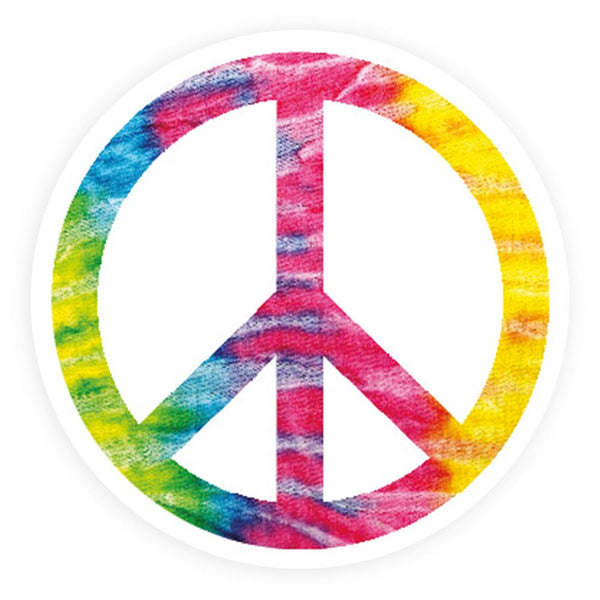 Peace Sign Flat Top Stick: Beechwood Shaft Pewter