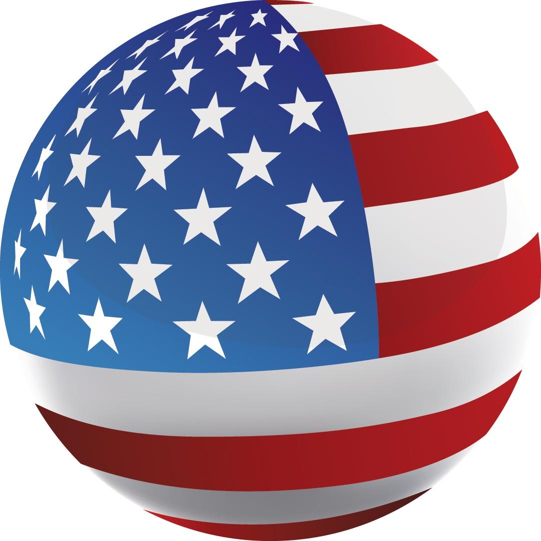 Patriotic U.S.A Flag Flask Stick: Beechwood Shaft, Hidden Flask