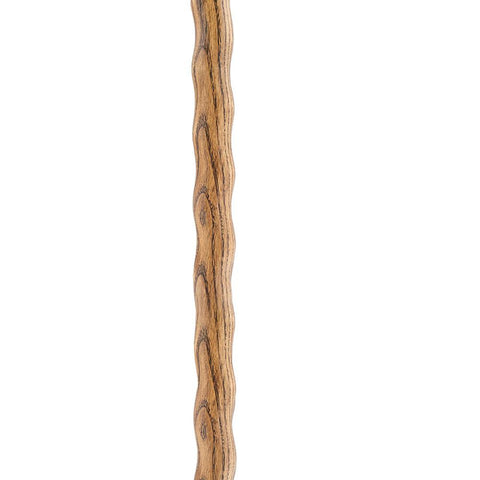 Brown Ash Riverbend Hiking Staff: Customizable with Engraving