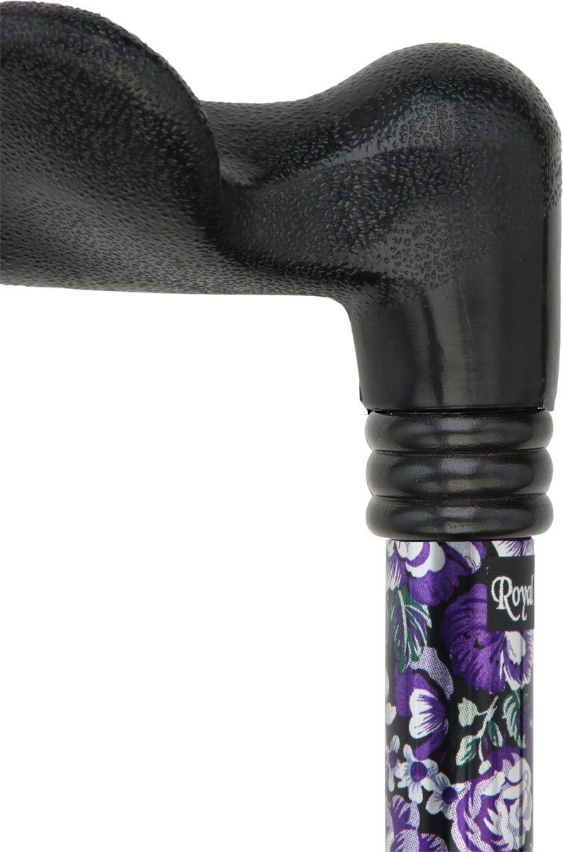 Scratch and Dent Lively Lavender Palm-Grip Walking Cane With Folding,