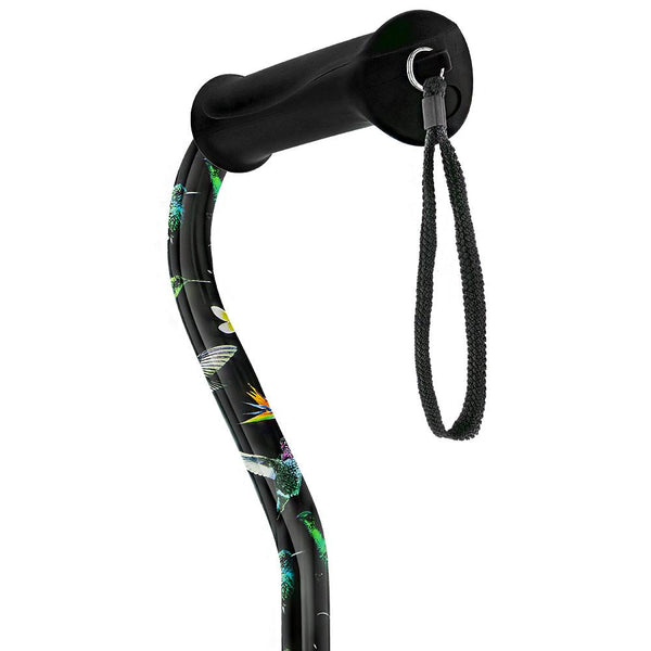 Flight of the Hummingbird Aluminum Convertible Quad Base Walking Cane