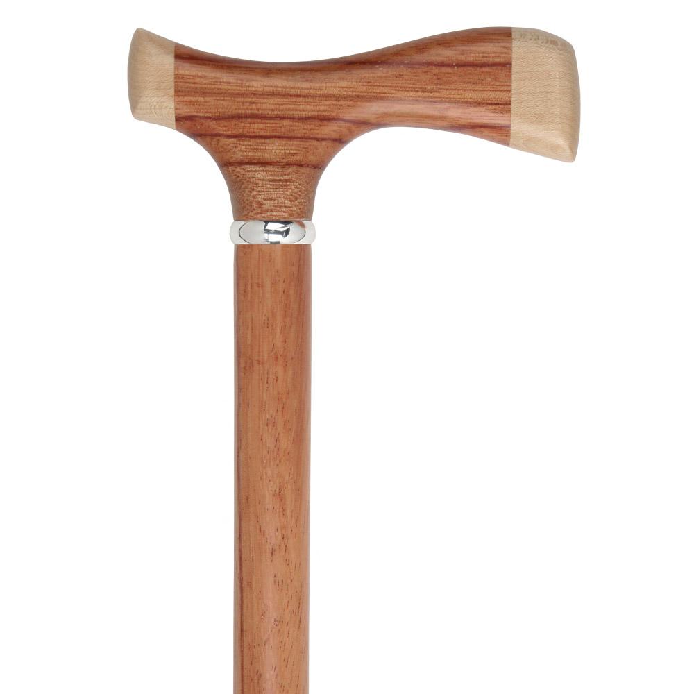 Scratch & Dent Rosewood With Maple Fritz Handle Walking Cane With