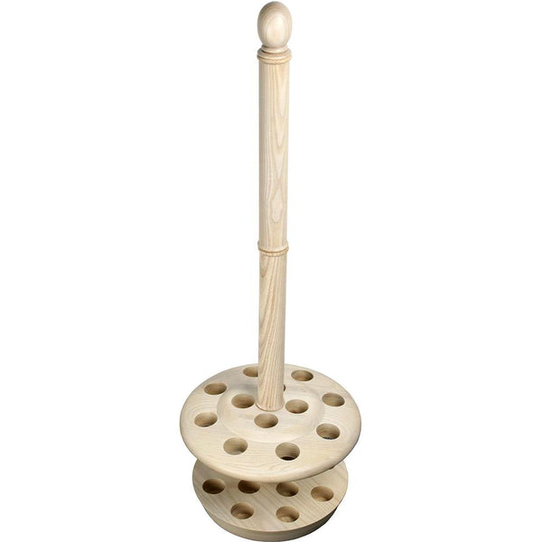 Unique Design Floor Cane Stand: Showcases Handles, Ash Wood
