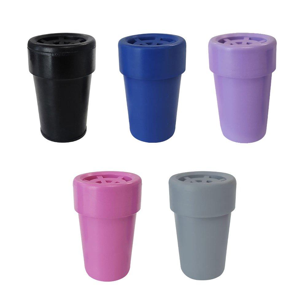 Colorful 18MM Steel-Inserted Cane Tips - Choose Your Color