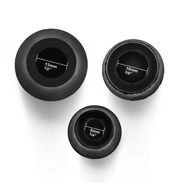 Compact & Discreet: Extra Small Low-Profile Rubber Tip