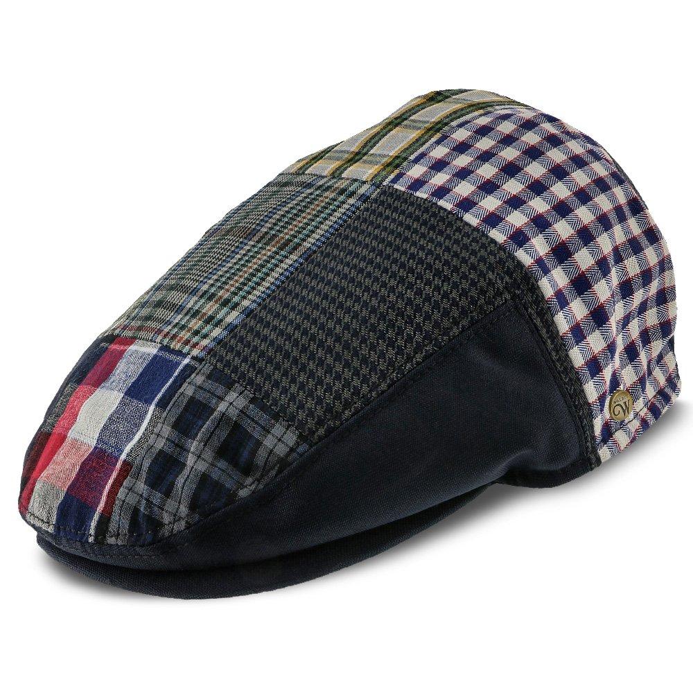 Patchwork - Walrus Hats Navy Plaid Patchwork Polyester Kids Ivy Cap