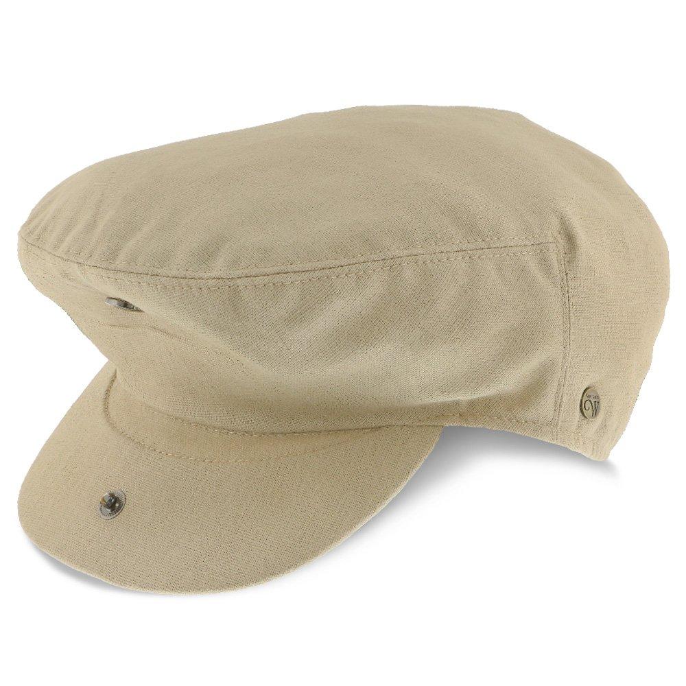 Get The Sportsman Tan Linen Ivy Cap by Walrus Hats - Best Quality